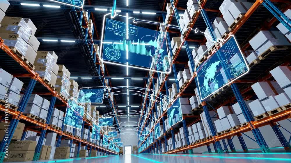 Innovative technology transforms warehouse logistics with automated ...