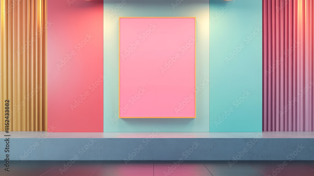 Set of promo booth templates isolated on white background. Vector ...
