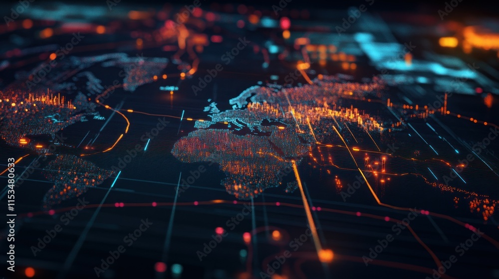 A dynamic visualization of global financial markets, with ...