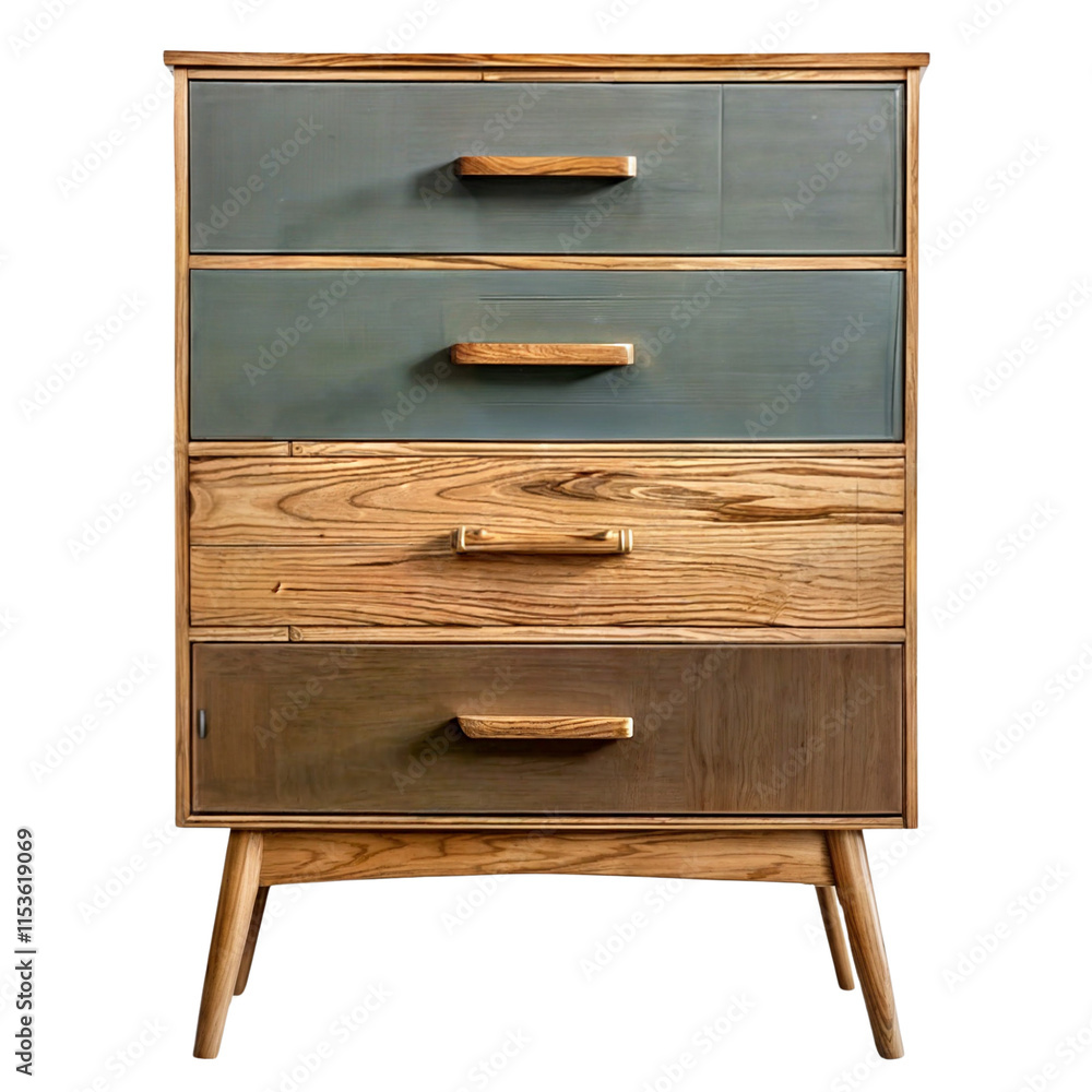 Mid-Century Modern Chest of Drawers: A charming and functional mid ...
