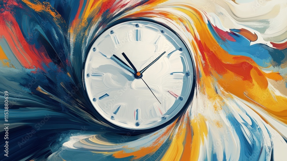 Time management abstract concept vector illustration. Time tracking ...