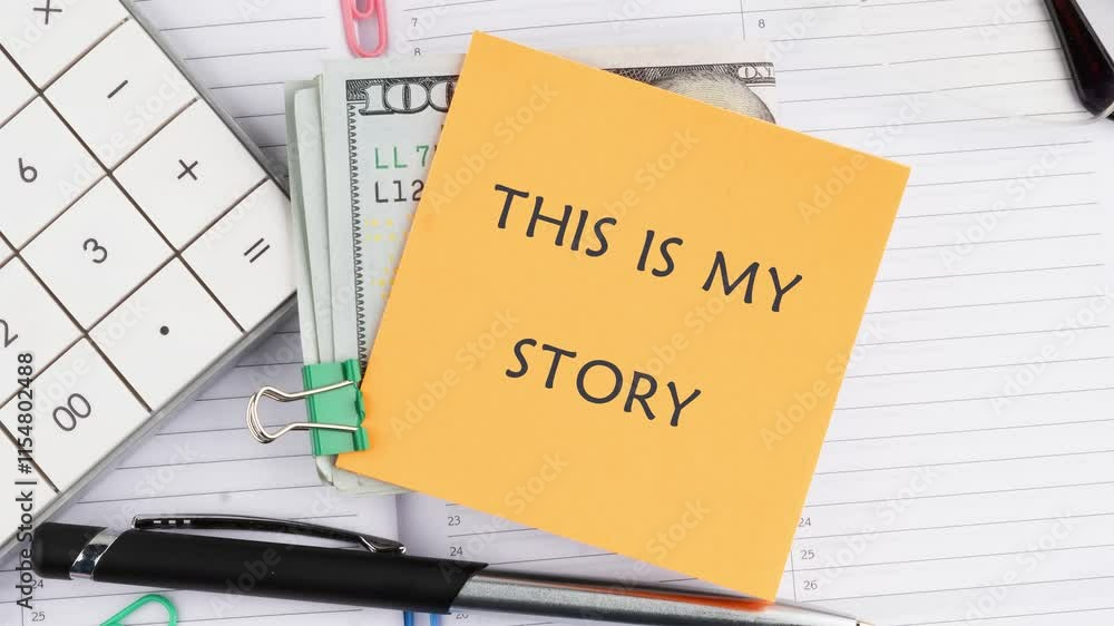 THIS IS MY STORY text. This narrative showcases how animated visuals ...