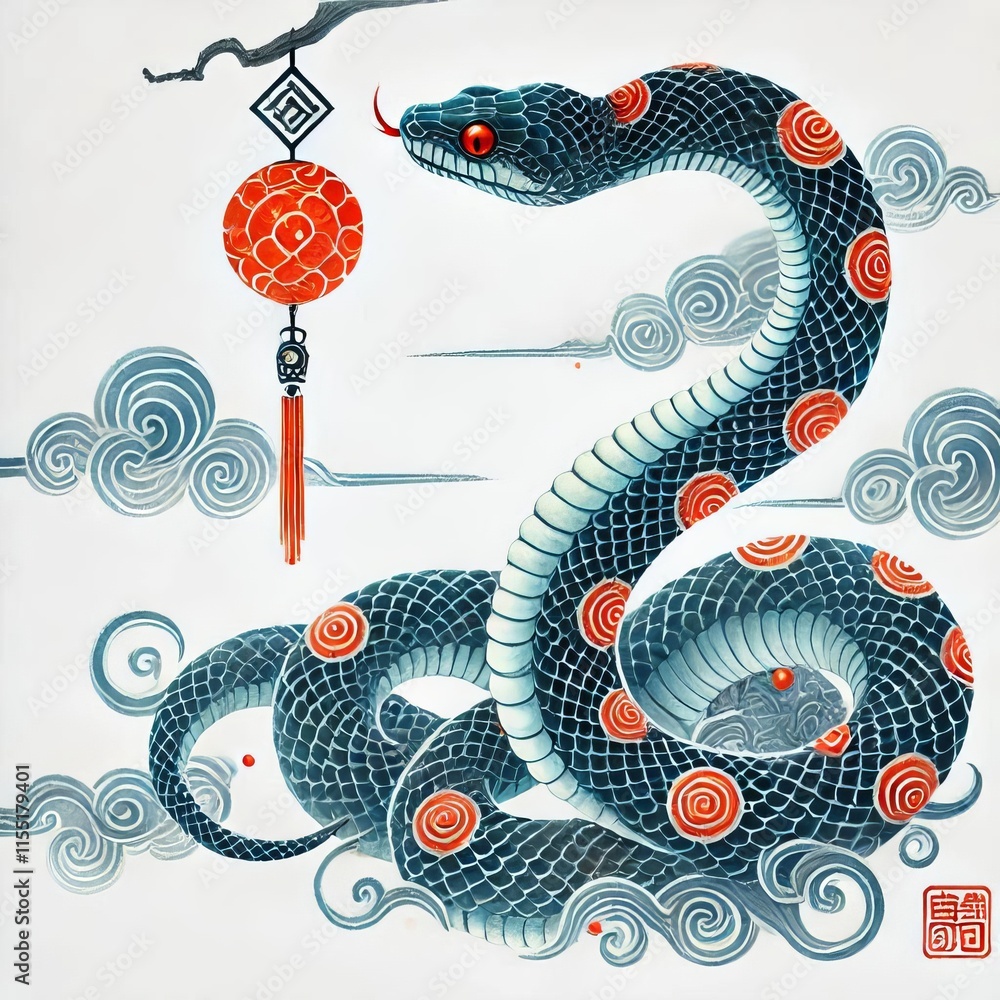 Chinese Zodiac Snake Sign - Year of the Snake - Cycle of Animals and ...