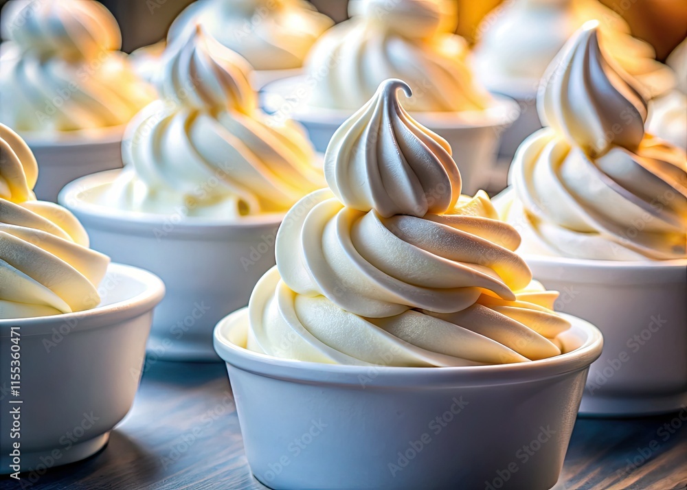 Downloadable macro cream swirl PNG mockups. Ideal for food blogs ...