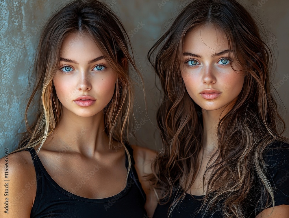 Model is beautiful, slim, well-groomed, she is the standard, and others ...