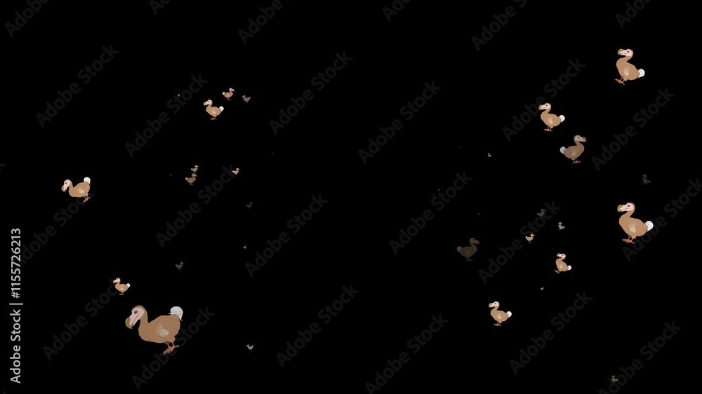 animated emoji dodo bird, digital dodo, motion dodo bird, animated bird ...