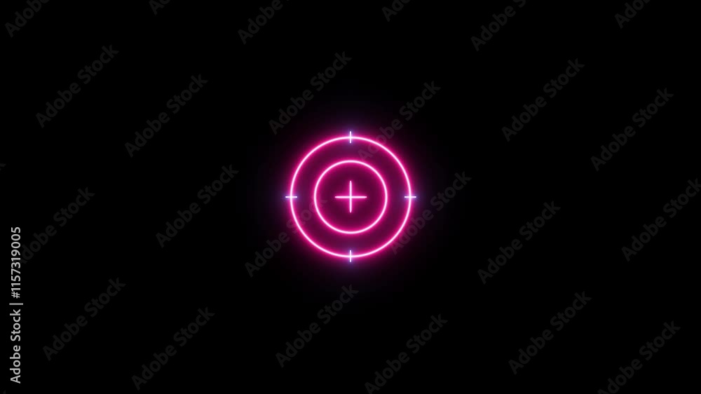 Target, focus, indicate icon.sniper gun goal target symbol icon ...