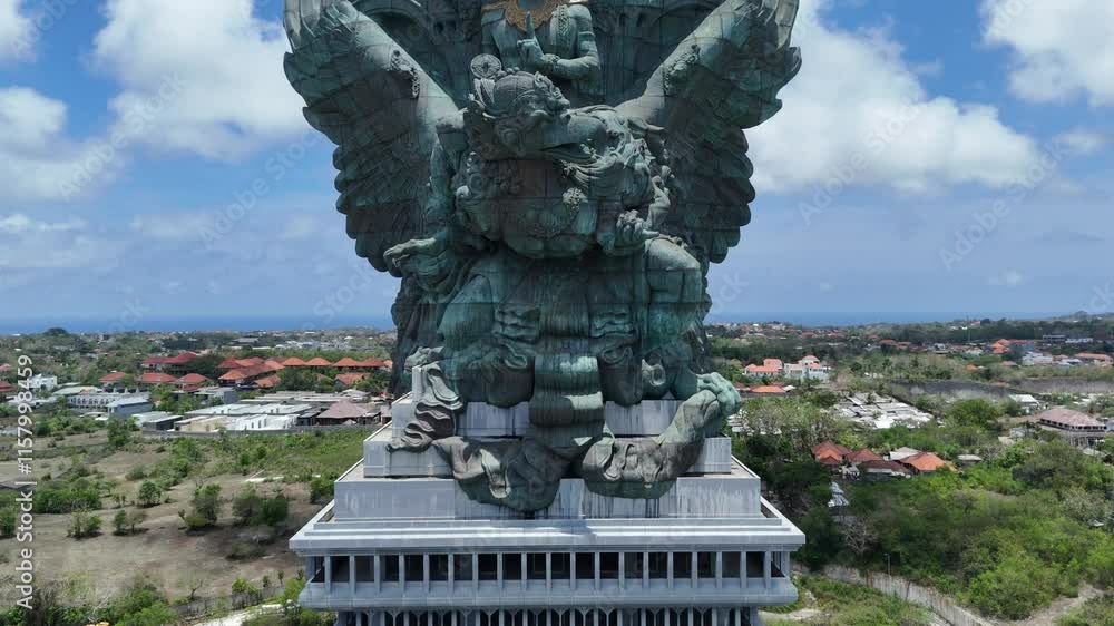 Bali, Indonesia 26 December 2024 : Landmark Bali Island, Garuda Wisnu Kencana view from above ...