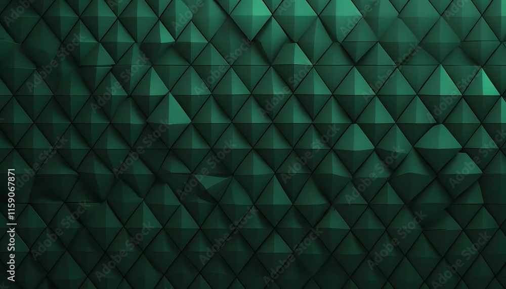 Black dark deep emerald green abstract pattern background. Geometric ...