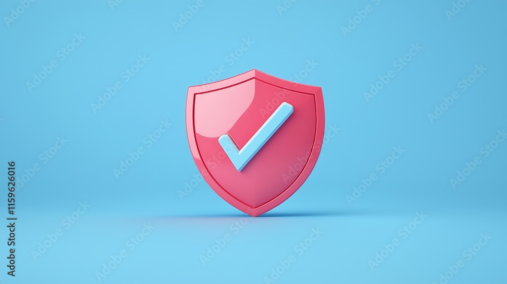 Health warning icon on a medical website interface, bright red flashing ...