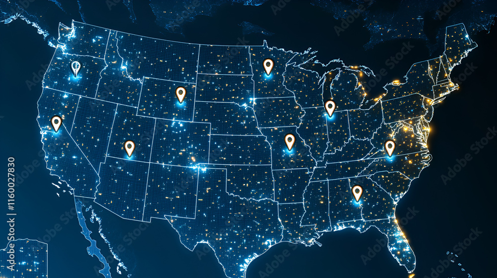 Poster Speed of Tomorrow: 5G Network Expansion Across the United States ...