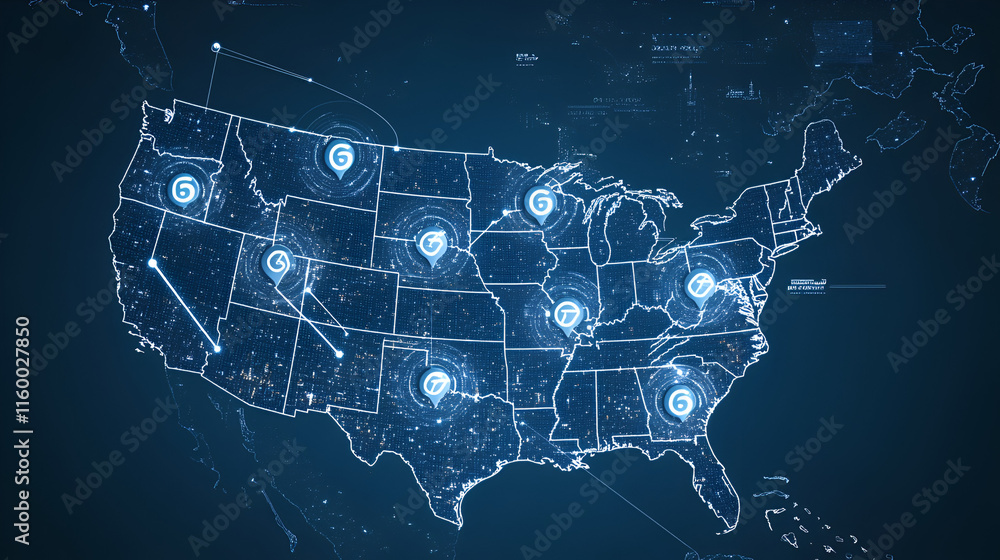 Poster Speed of Tomorrow: 5G Network Expansion Across the United States ...