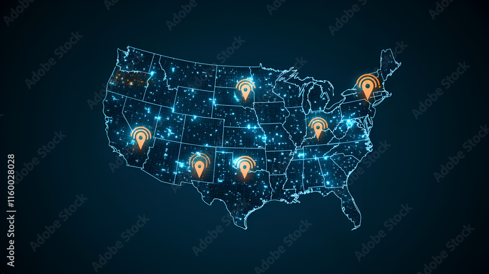 Fotografia Speed of Tomorrow: 5G Network Expansion Across the United ...