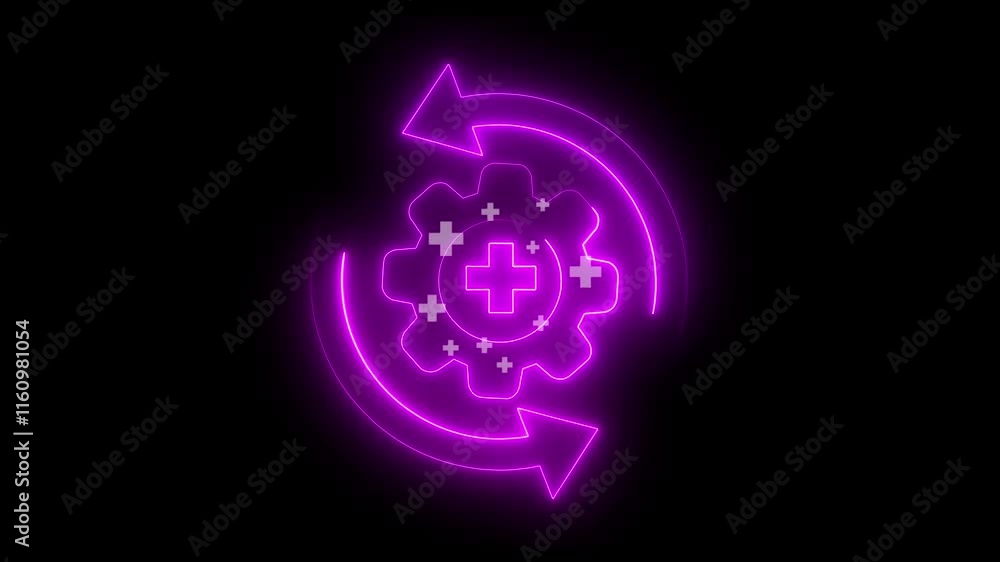 Recovery sign, business continuity concept for management, risk ...