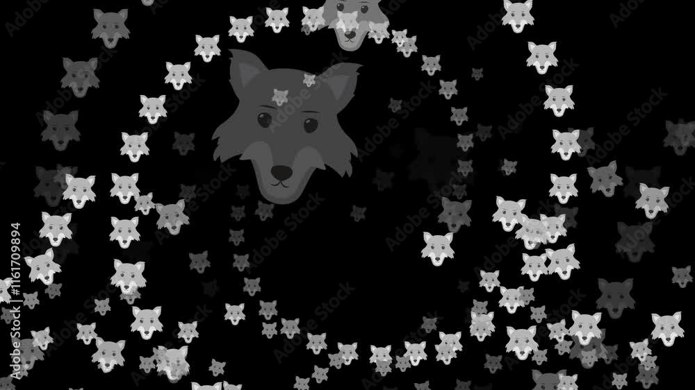 wolf emoji, animated wolf, cartoon wolf, howling wolf, wolf character ...