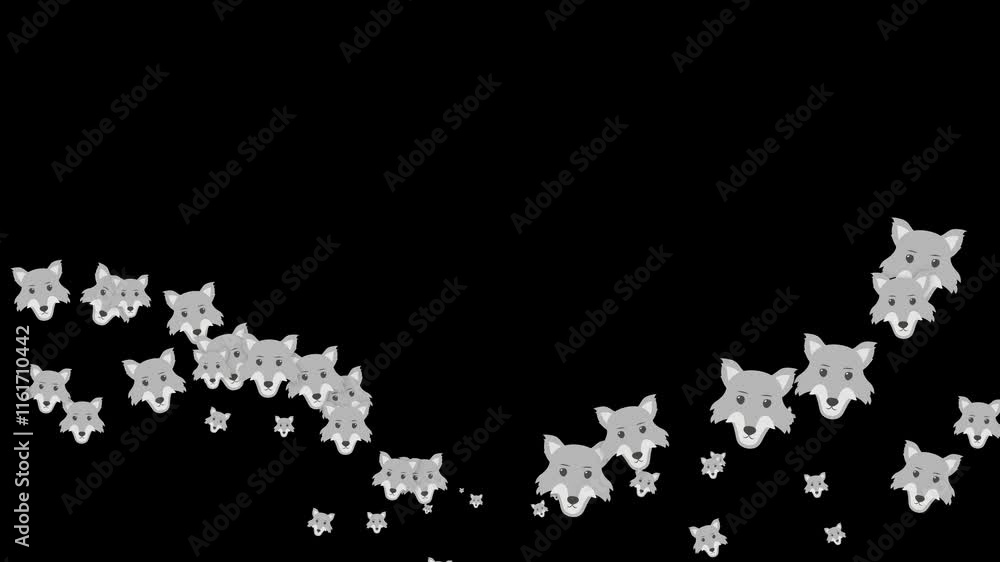 wolf emoji, animated wolf, cartoon wolf, howling wolf, wolf character ...
