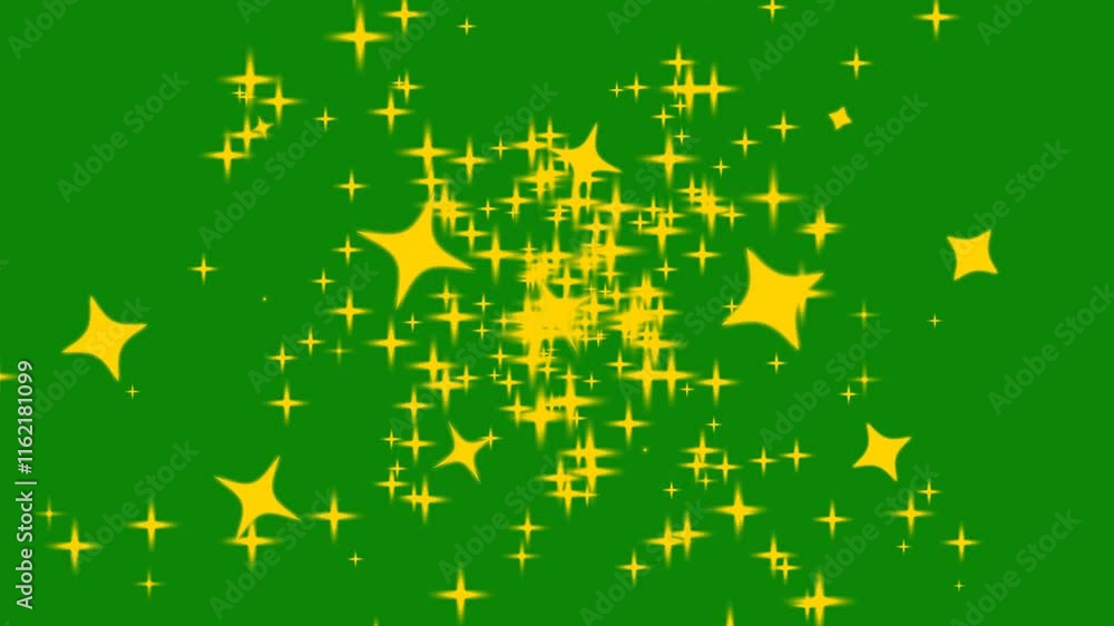 shiny glowing stars frame. Glowing stars sparkle on transparent background. Twinkling stars ...