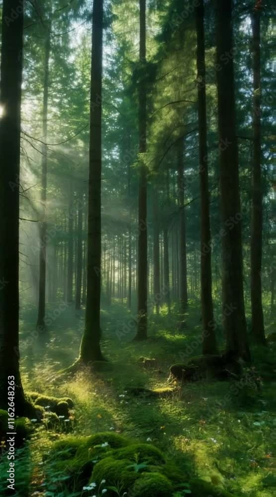 background 4k animation virtual fantasy illustration landscape seamless ...