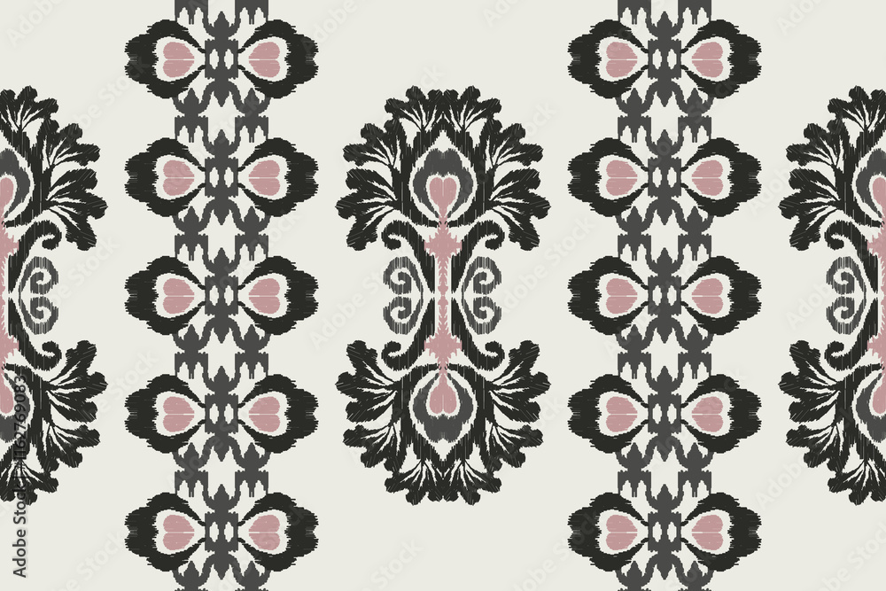 Motifs African boho paisley Floral. Suzani pattern embroidery border ...