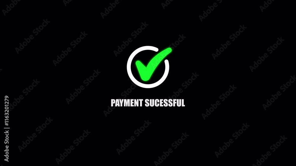 Payment successful Complete Checkmark Animation With Modern Animated ...