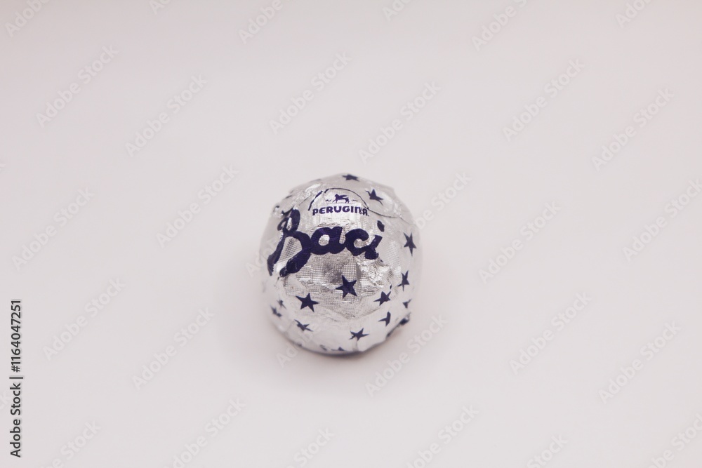 Foto de January 1st 2025, Florence, Italy . Bacio Perugina, top down ...