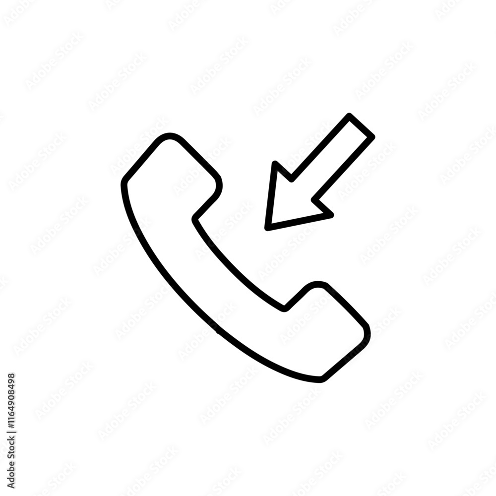 Poster incoming call icon vector symbol isolated – Wall Art | UkPosters
