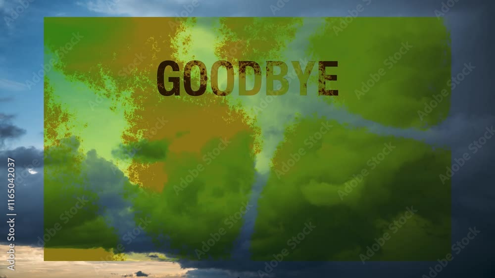 Glitch Text, Goodbye, Apocalyptic new year horror grunge weird surreal ...