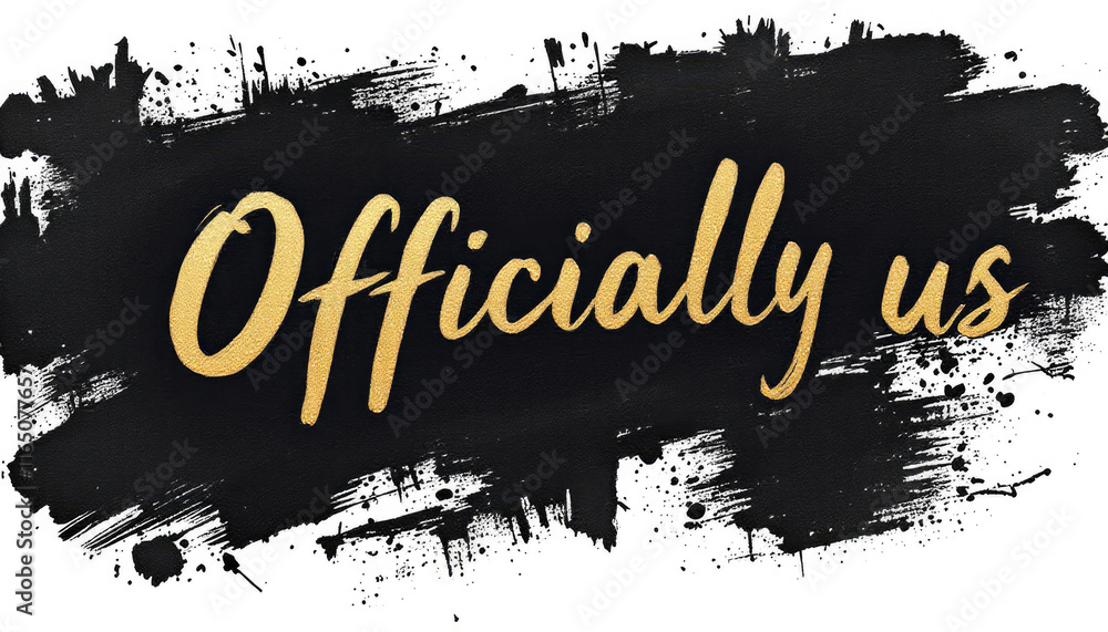 4K HD Wallpapers wedding quotes text design "Officially Us". Happy ...