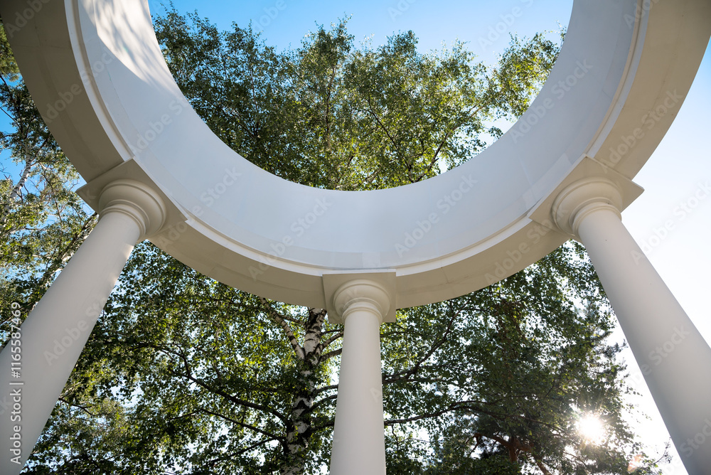 Poster Detail of a pavilion in a park – Wall Art | UkPosters