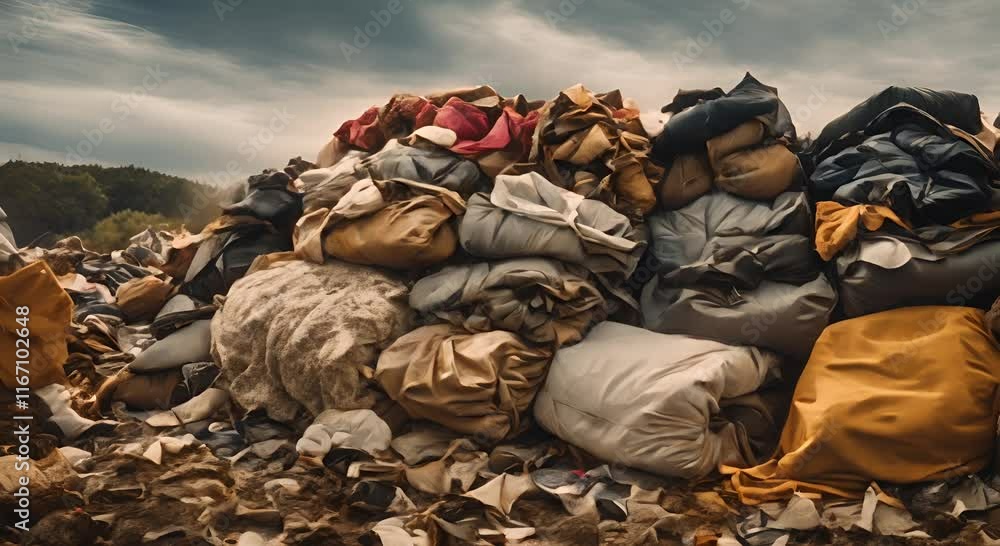 The Environmental Impact of Fashion Waste Clothing Piles in Landfills ...