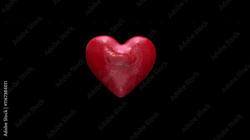 Melting heart animation - reveal animation - VFX element - 60 fps, 4K ...