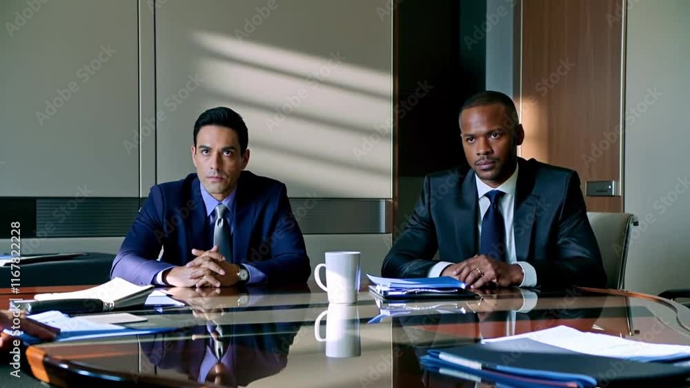 Terrifying ghosts appear outside a window, partially obscured by ...