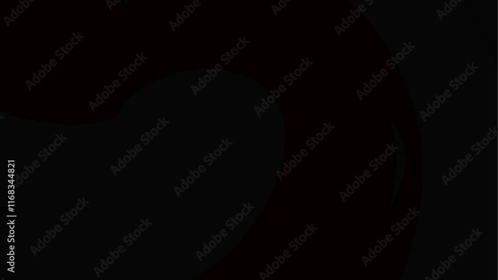Simple countdown white number animation template. With zoom in and out ...
