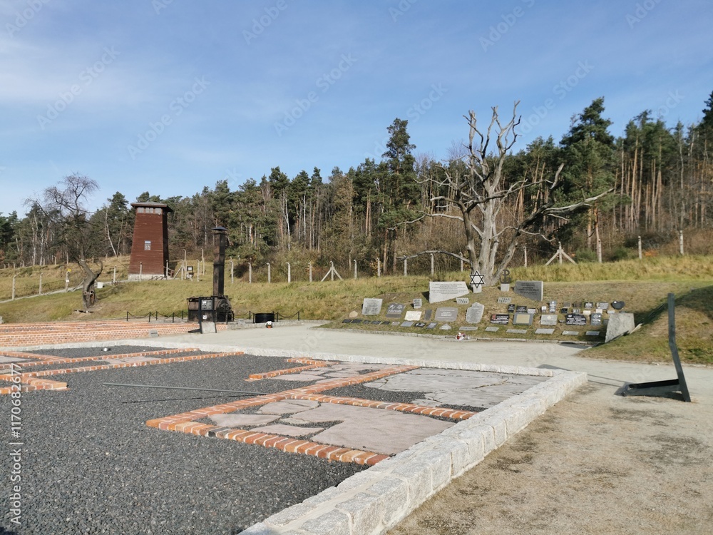 Gross-Rosen Museum in Rogoznica, former German Nazi concentration camp ...