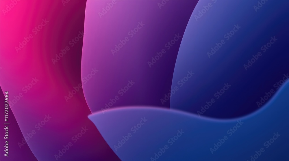 Rich shades of purple and pink merge fluidly, creating an enchanting ...