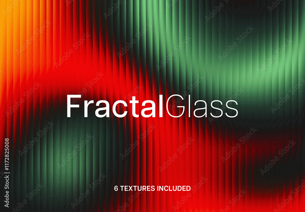 Modelo de Fractal Glass Gradient Textures do Stock | Adobe Stock