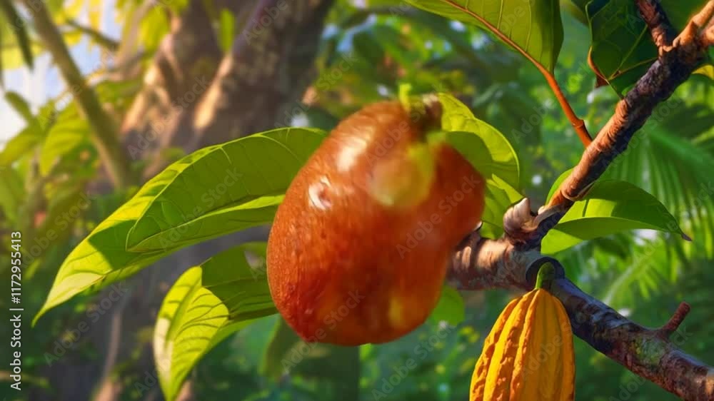 An animated sequence illustrating the lifecycle of a caterpillar ...