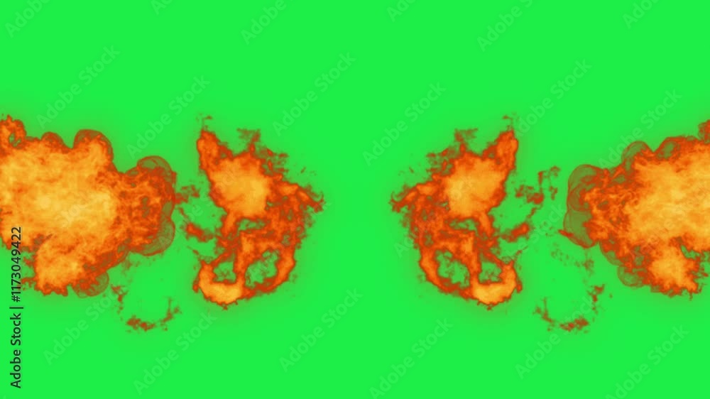 Bomb Explosion footage emitting fire. Black smoke cartoon explosion ...