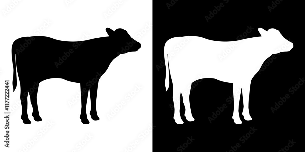 ofvs771 OutlineFilledVectorSign ofvs - calf vector icon . baby cow ...