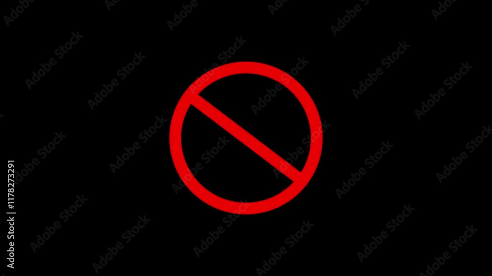 Not Allowed sign, Prohibition sign or stop sign illustration isolated ...