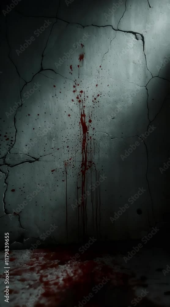 background old floor halloween horror wall scary bloody cement concept ...