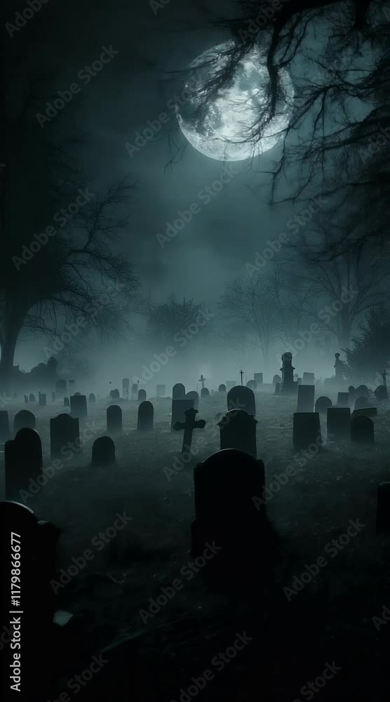 night tombstones graveyard cemetery horror background dead evil gothic ...