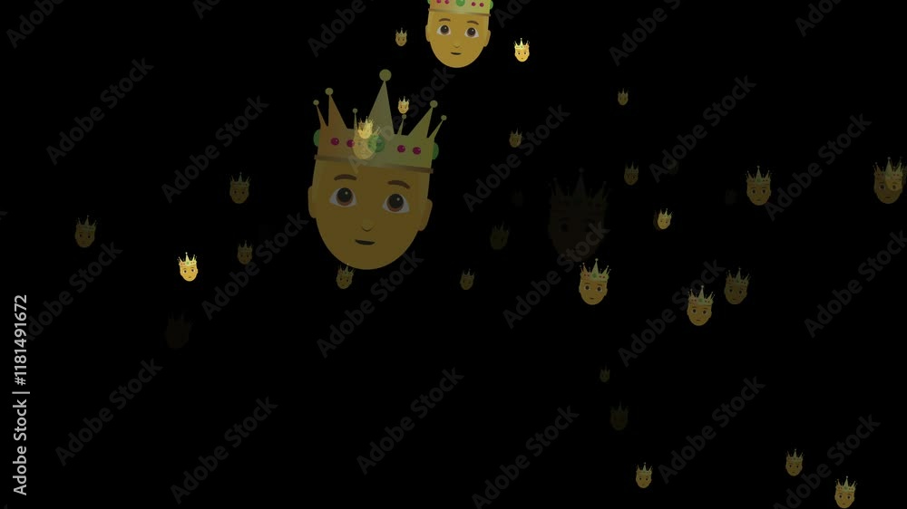 crown, emoji, animated, royal, king, queen, royalty, crown symbol ...