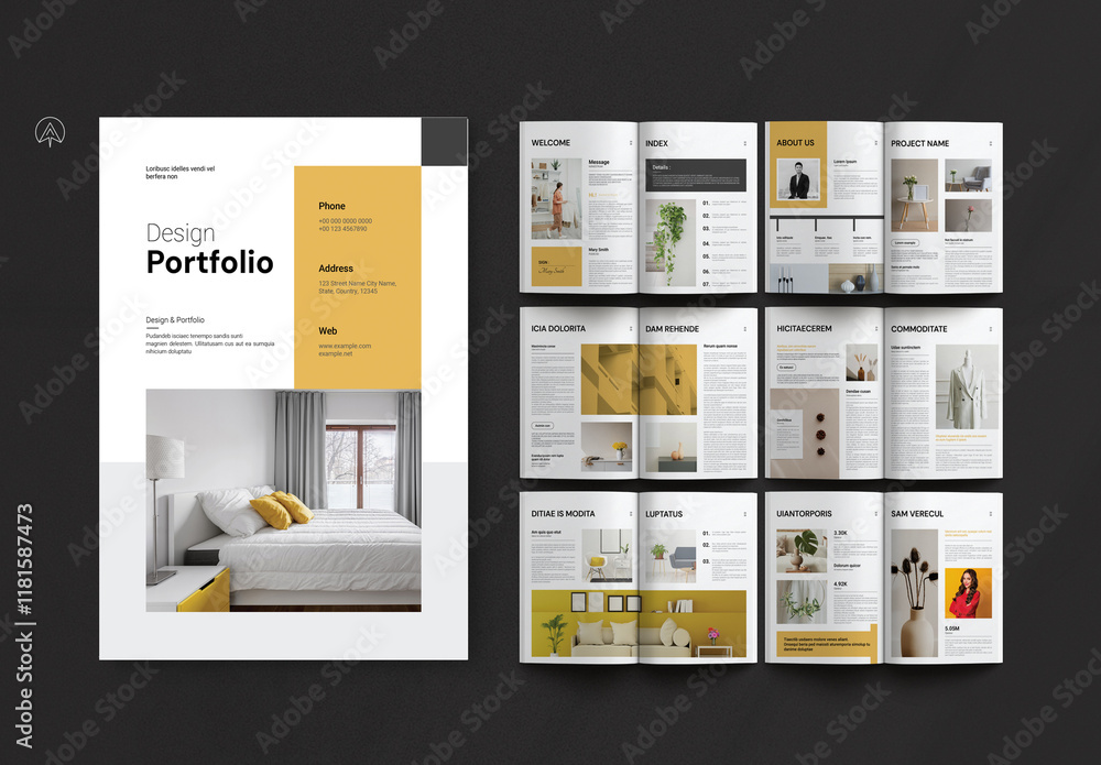 Portfolio Brochure Template Stock Template | Adobe Stock