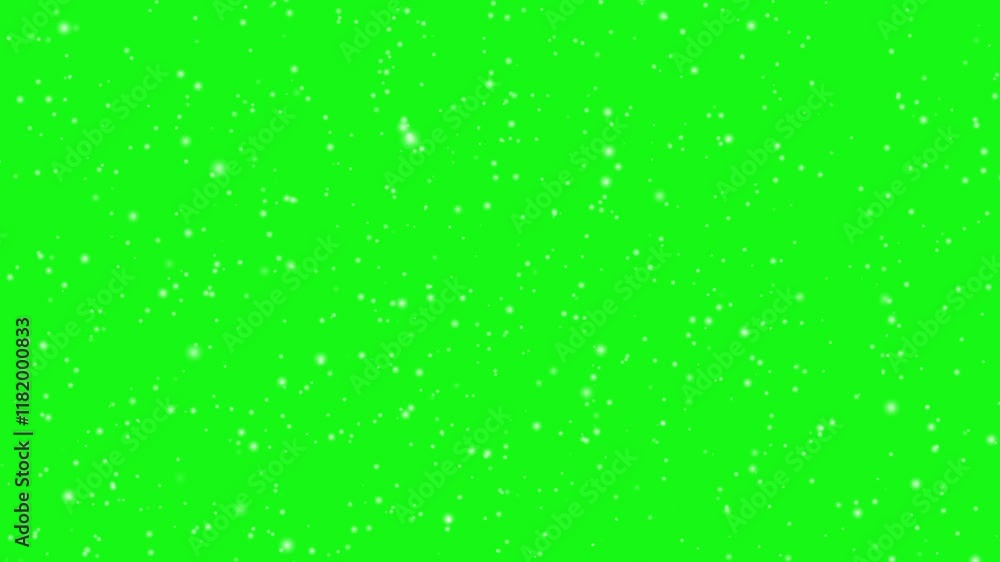 Snow falling animation, Animation of snow falling on green screen ...