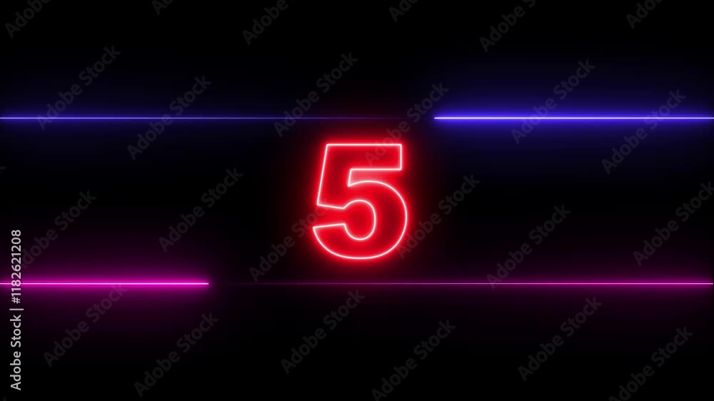 numbers from 10 to 0 countdown in blue circle on vertical black ...