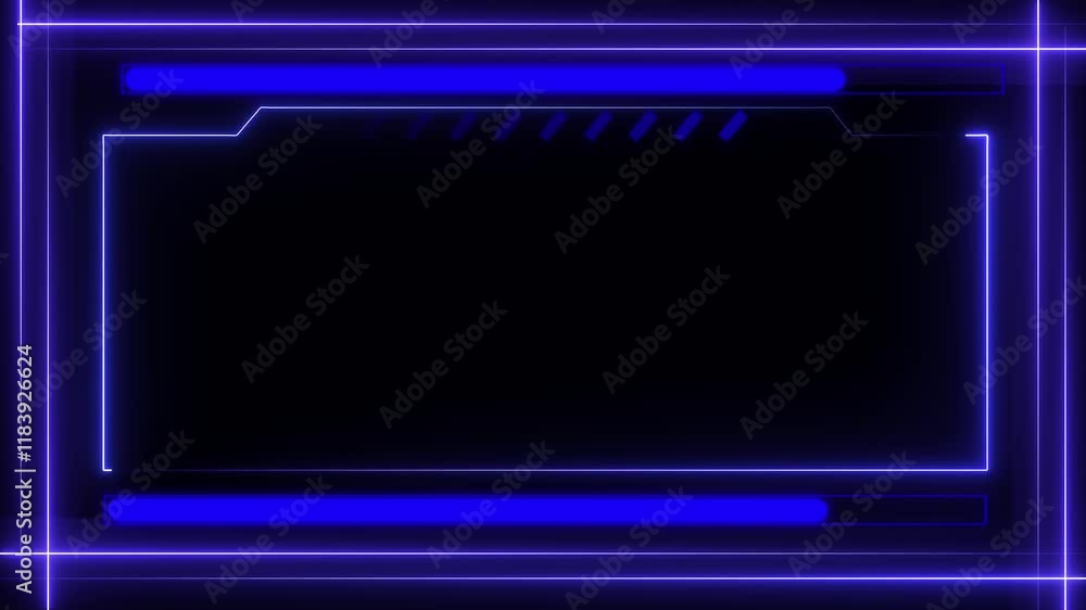 HUD display screen frames, info boxes and UI interface of future ...