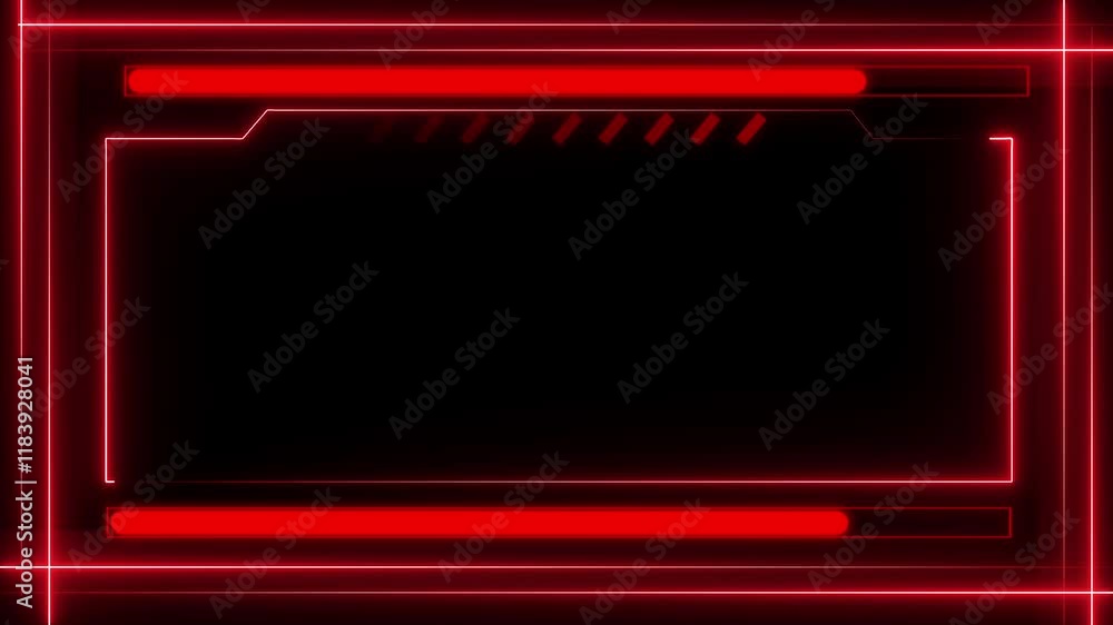 HUD display screen frames, info boxes and UI interface of future ...