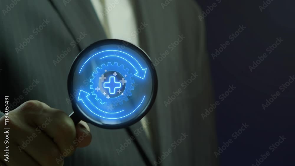 Recovery sign, business continuity concept for planning, management ...