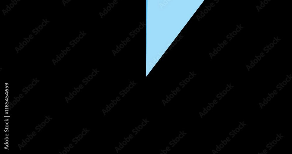 Wipe out from the center colorful pack of shape transition overlay on ...